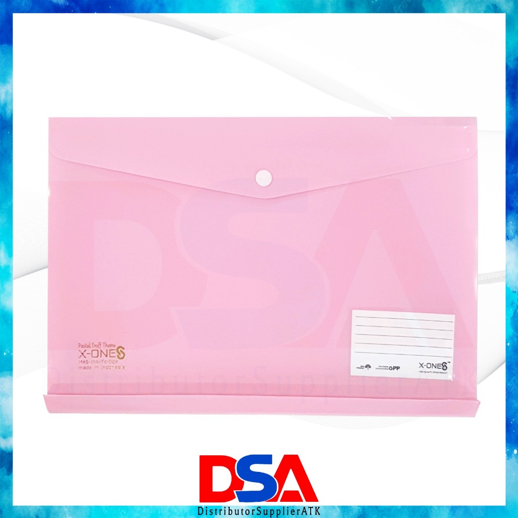 Jual DSA MAP KANCING PASTEL DOFF F4 PUNGGUNG MAP KANCING PLASTIK WARNA ...