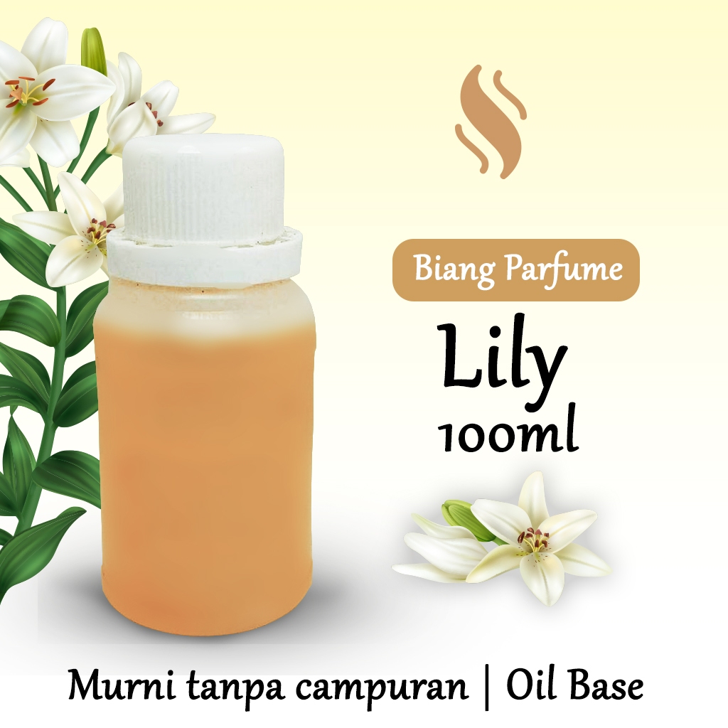 Jual Bibit / Biang Parfum Murni aroma Bunga Lily 100ml | Shopee Indonesia