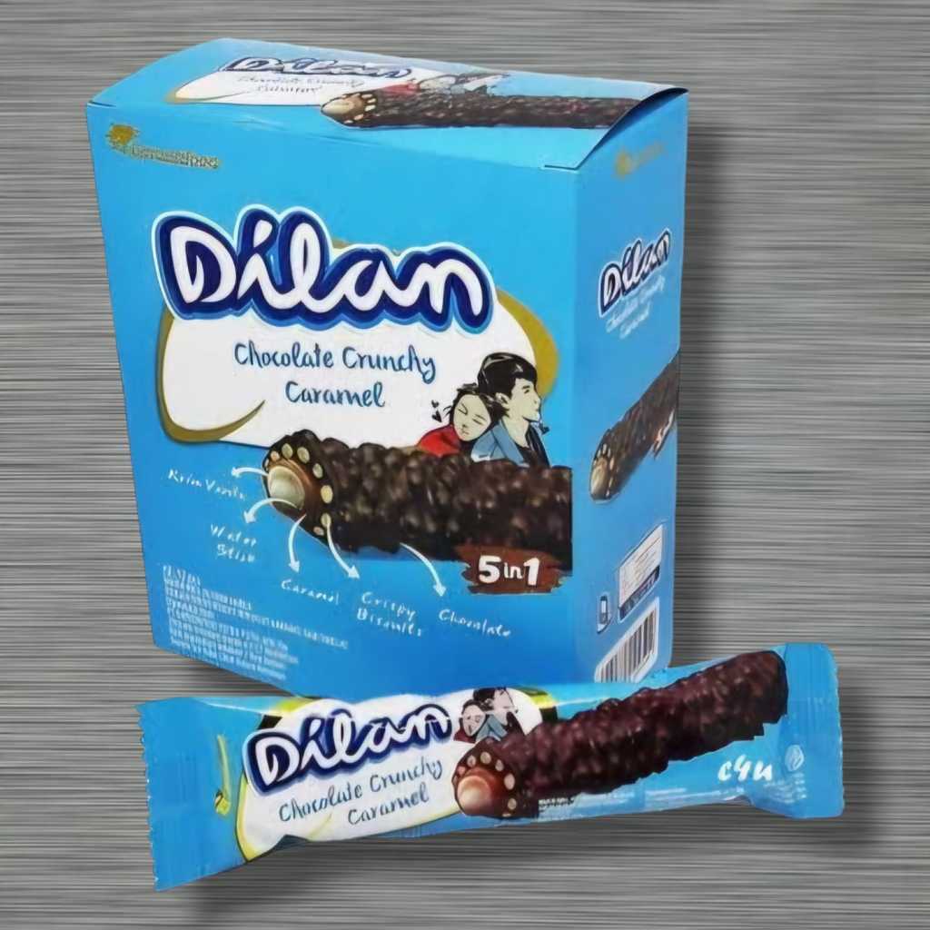 Jual Garudafood Dilan Chocolate Crunchy Caramel Box eceran 2000 isi ...