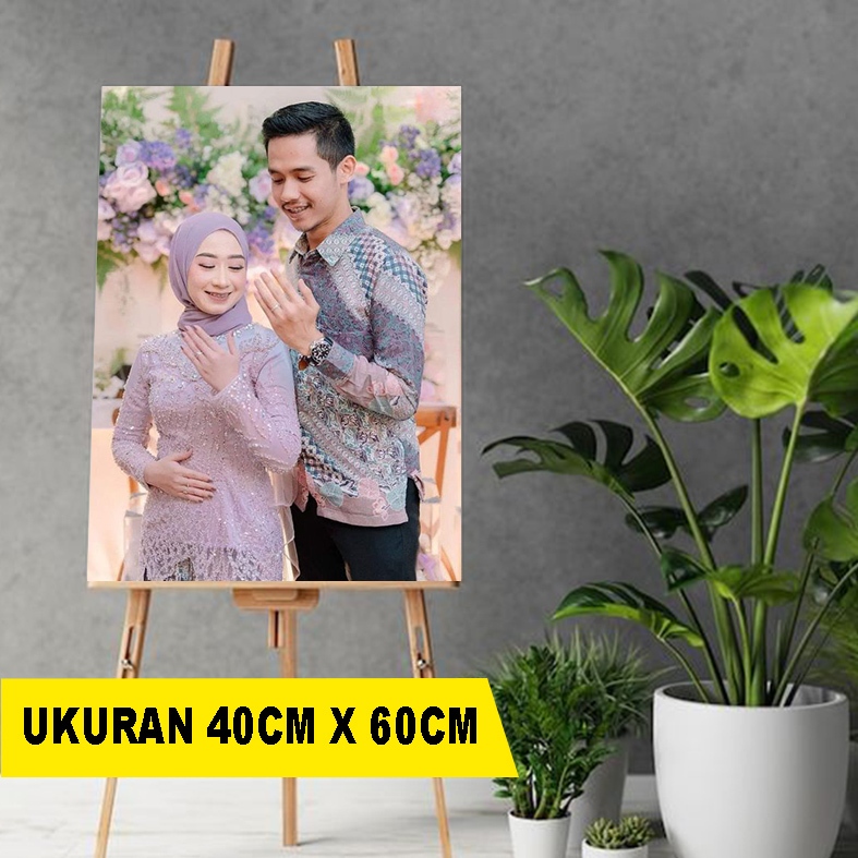 Jual CETAK FOTO JUMBO UKURAN 40X60 BONUS BINGKAI PAPAN MDF | Shopee ...