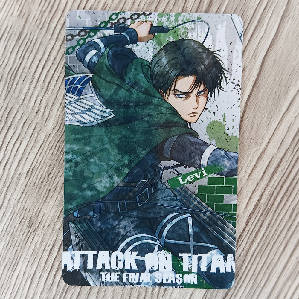 Jual Levi Ackerman Attack On Titan Photocard The Final Season | Shopee ...