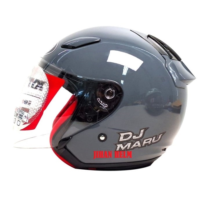 Jual Helm Half Face Dewasa KYT DJ MARU SOLID LIGHT PEACE (PINK) ORIGINAL TERMURAH | Shopee Indonesia