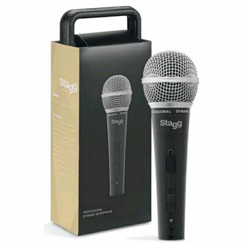 Jual Stagg SDM 60 SDM60 Metal-Chassis Vocalist Premium Dynamic Mic w ...