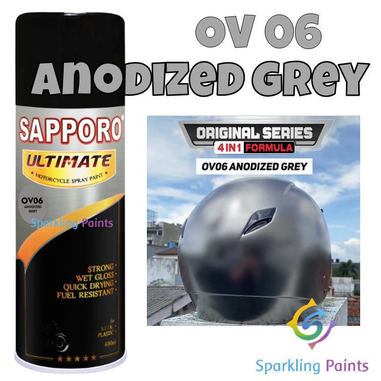 Jual Pilox Sapporo Ultimate OV06 Anodized Grey 400ml Warna Abu Abu OV ...