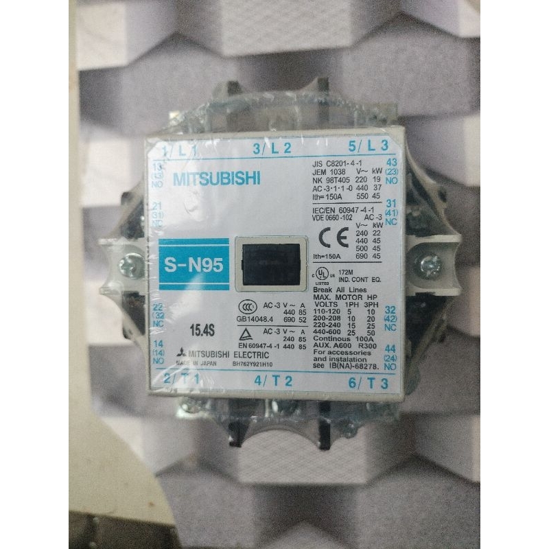 Jual CONTACTOR MITSUBISHI type S-N95 150a coil 220v | Shopee Indonesia