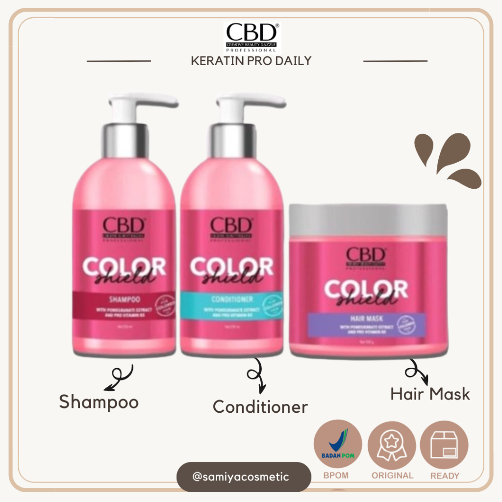 Jual CBD Color Shield Hair Mask | Shampoo | Conditioner | Shopee Indonesia