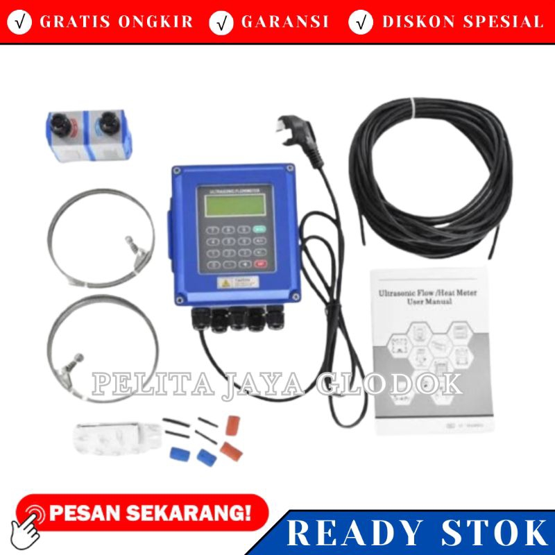 Jual Flow Meter TUF2000B 300-6000mm Transducer TL-1 Ultrasonic TUF ...