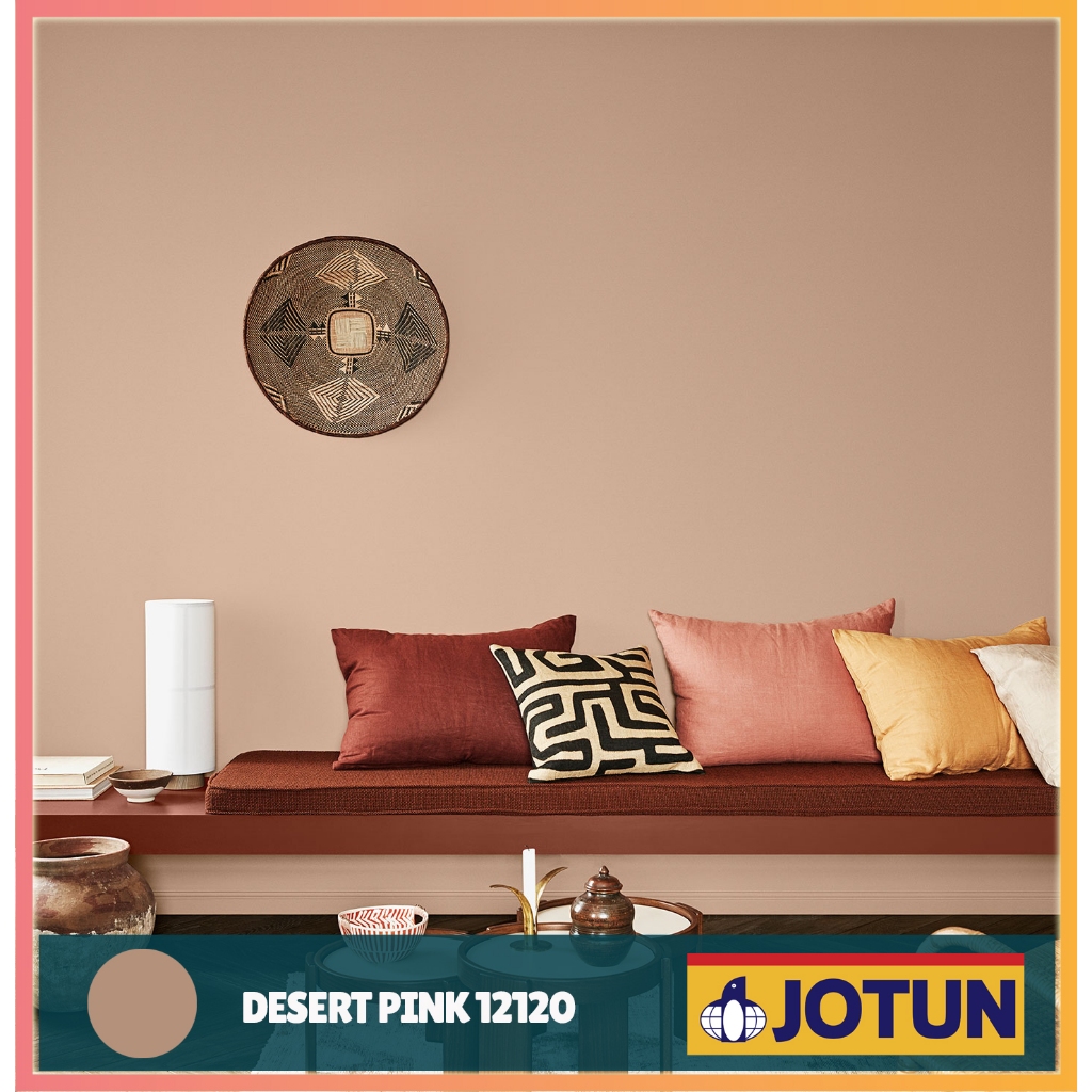Jual CAT TEMBOK JOTUN WARNA PINK DESERT PINK 12120 SHEEN & MATT ...