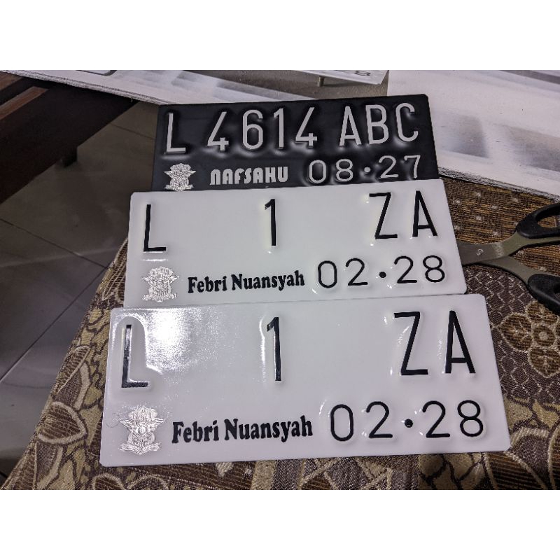 Jual PLAT CUSTOM KEREN HARGA SATUAN(1PCS) SEPASANG 2PCS | Shopee Indonesia