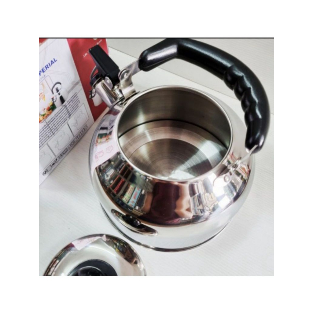 Jual TEKO BUNYI STAINLESS | KETTLE SIUL IMPERIAL STAINLESS STEEL 3L 4L ...