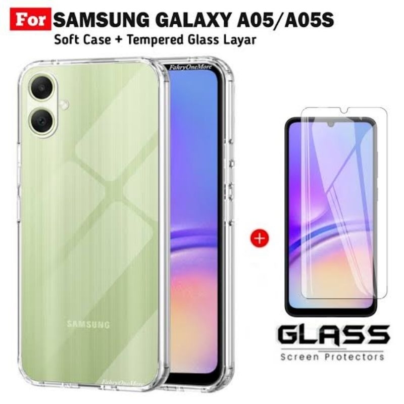 Jual PROMO Soft Case Samsung A05 A05s A15 Clear Silicon TPU Bening Free | Shopee Indonesia