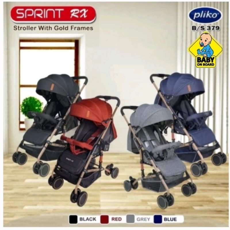 Jual Stroller Pliko Sprint RX 379 / Pliko Sprint RH 389 / Pliko Falcon ...
