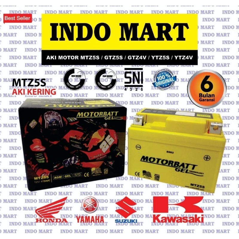 Jual Aki Motor Honda Beat Vario 110 Supra X 125 Scoopy Revo Spacy Blade ...