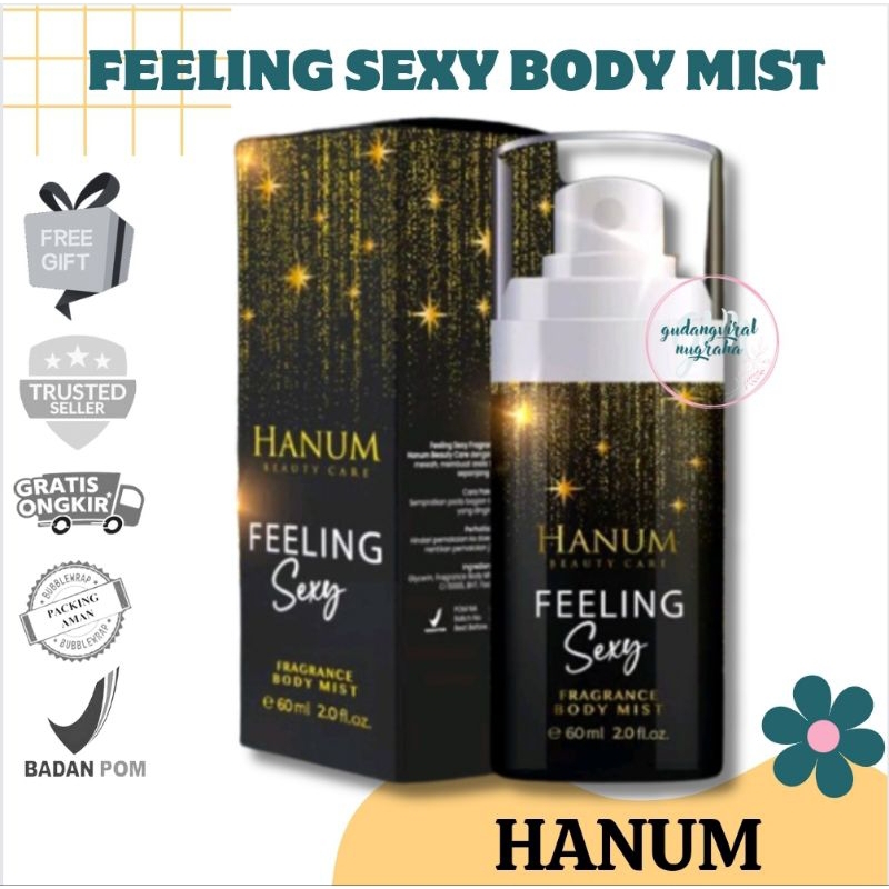 Jual ☘️GVN☘️ HANUM BEAUTY CARE FEELING SEXY FRAGRANCE BODY MIST FEELING ...