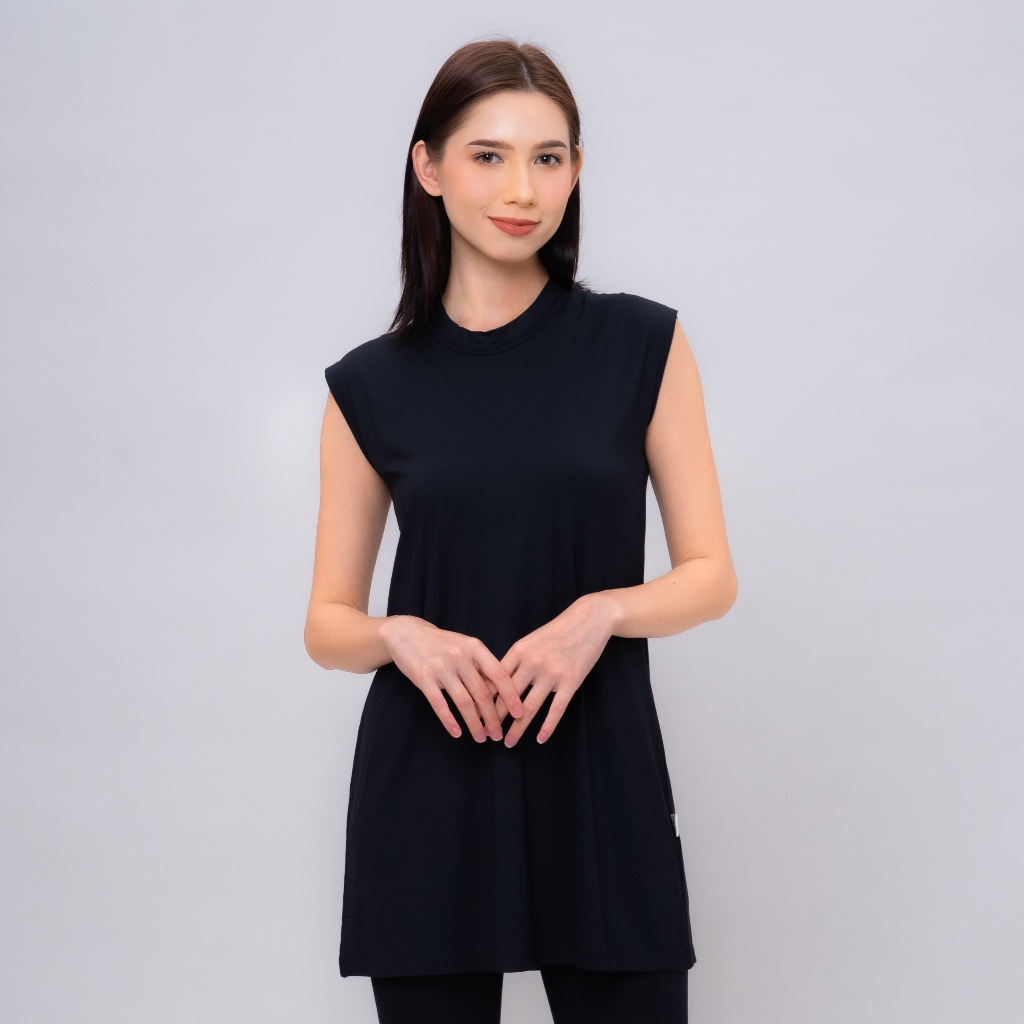 Jual napocut Inner - Sleeveless Long Inner - Manset Tanpa Lengan Warna ...