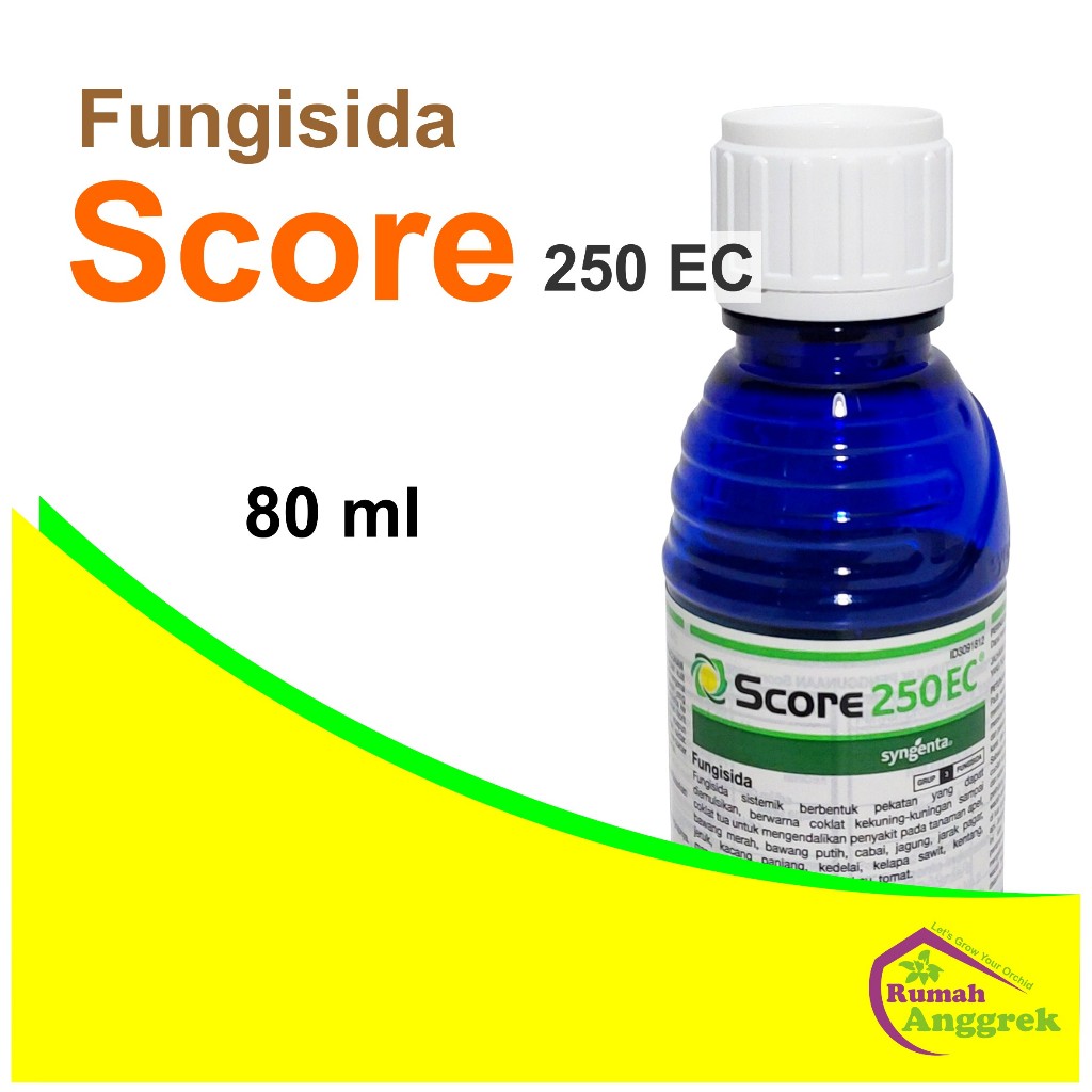 Jual Fungisida Score 250 EC 80 ml obat kontak fungi hama jamur busuk ...