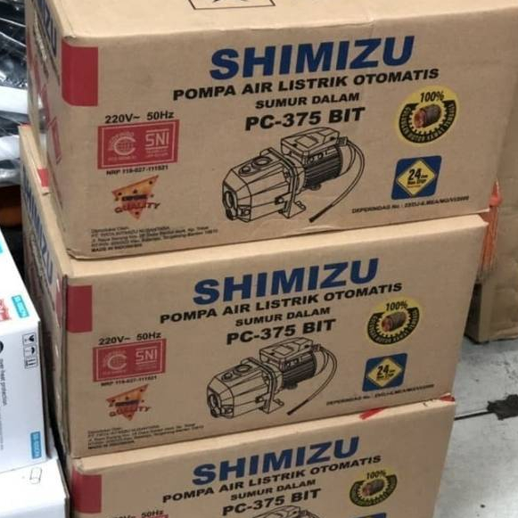 Jual Shimizu Pompa Air Sumur Dalam Jet Pump Jet Pam PC 268 30M PC 375 ...