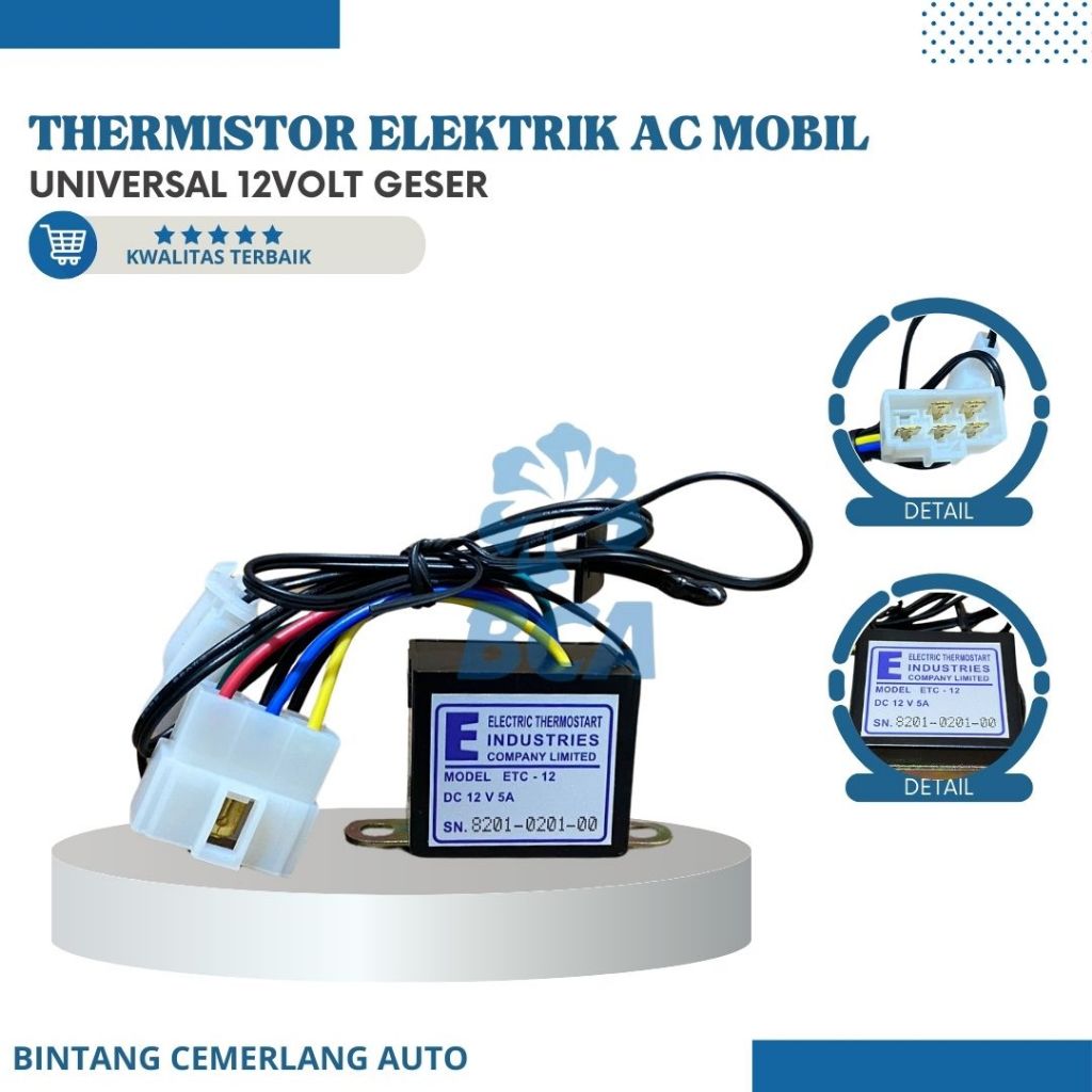 Jual THERMISTOR THERMIS TERMOSTAT AC Mobil Universal 12V 12 Volt Pengatur Suhu Umum KWALITAS ...