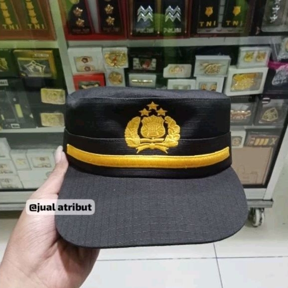 Jual FIELD CAP PILKEP PAMA jatah TOPI Komando POLRI | Shopee Indonesia