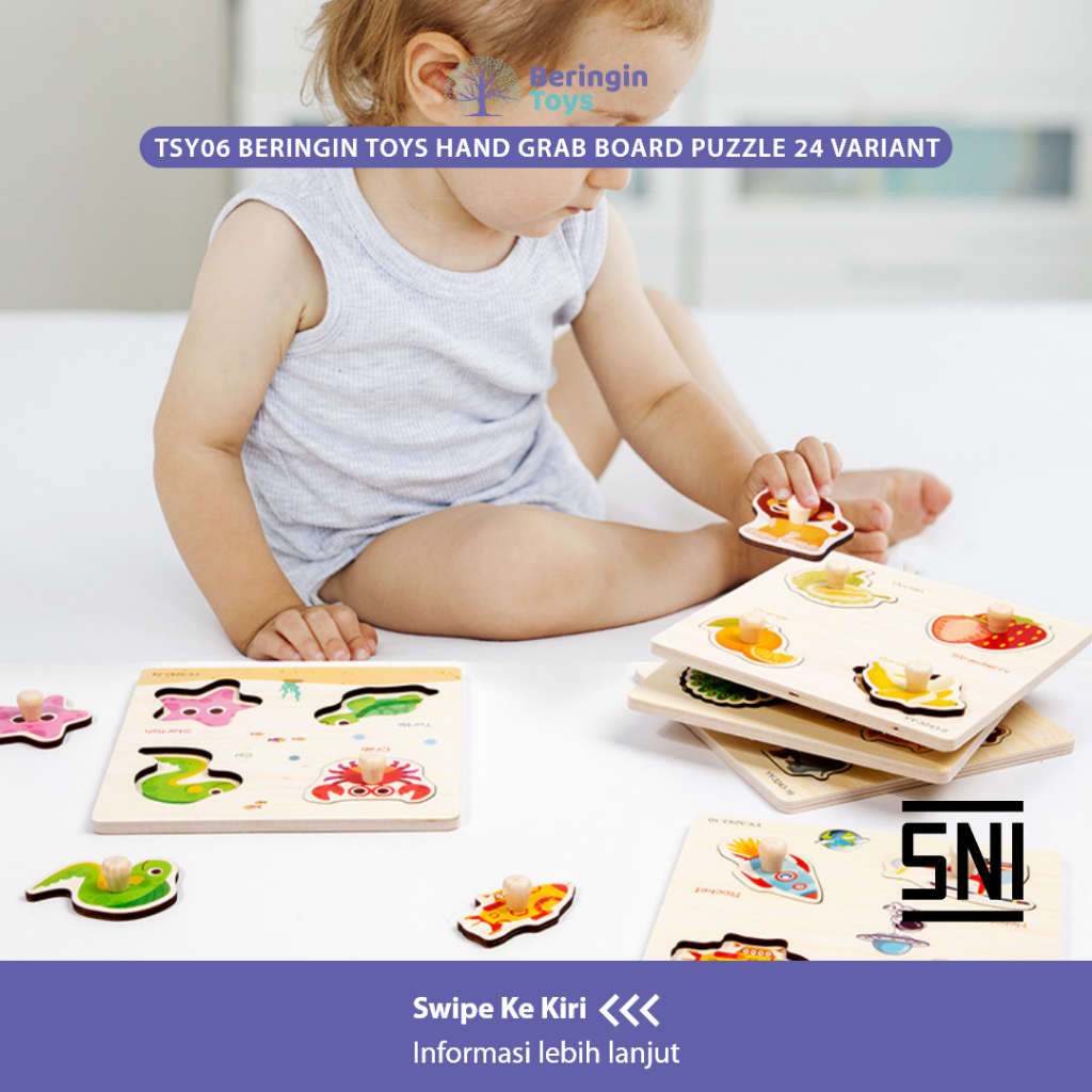 Jual Beringin Toys - Hand Grab Board Puzzle / Mainan Edukatif / Mainan ...