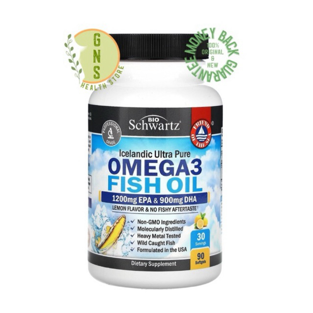 Jual Bioschwartz Bio Schwartz Icelandic Ultra Pure Omega 3 Fish Oil ...