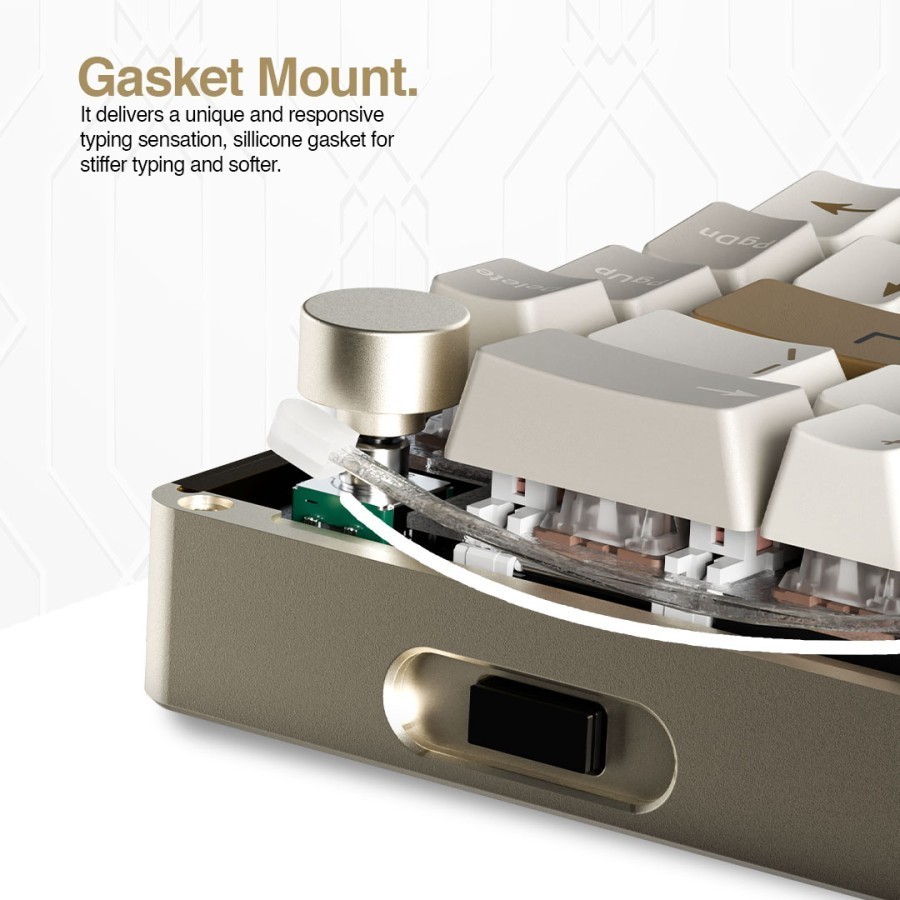 Jual Noir Spade65 / Spade-65 Aluminum Wireless Mechanical Keyboard ...