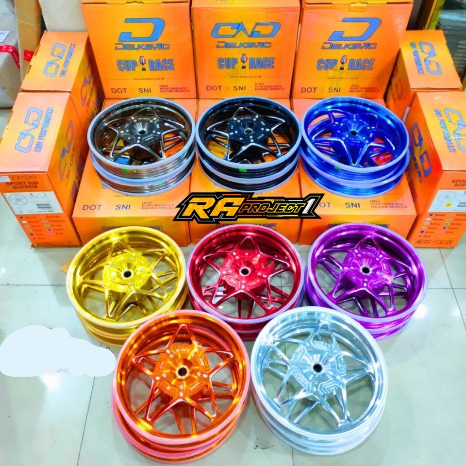 Jual New!! Velg DELKEVIC X1 Vspeed Gen2 Mio sporty/Slime/mio J/Beat ...