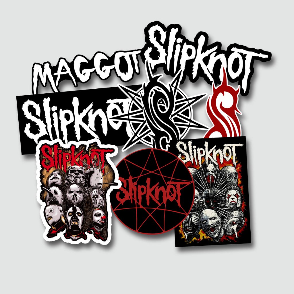Jual SLIPKNOT LOGO - STICKER PACK CUTTING / STIKER DEATH / BLACK ...