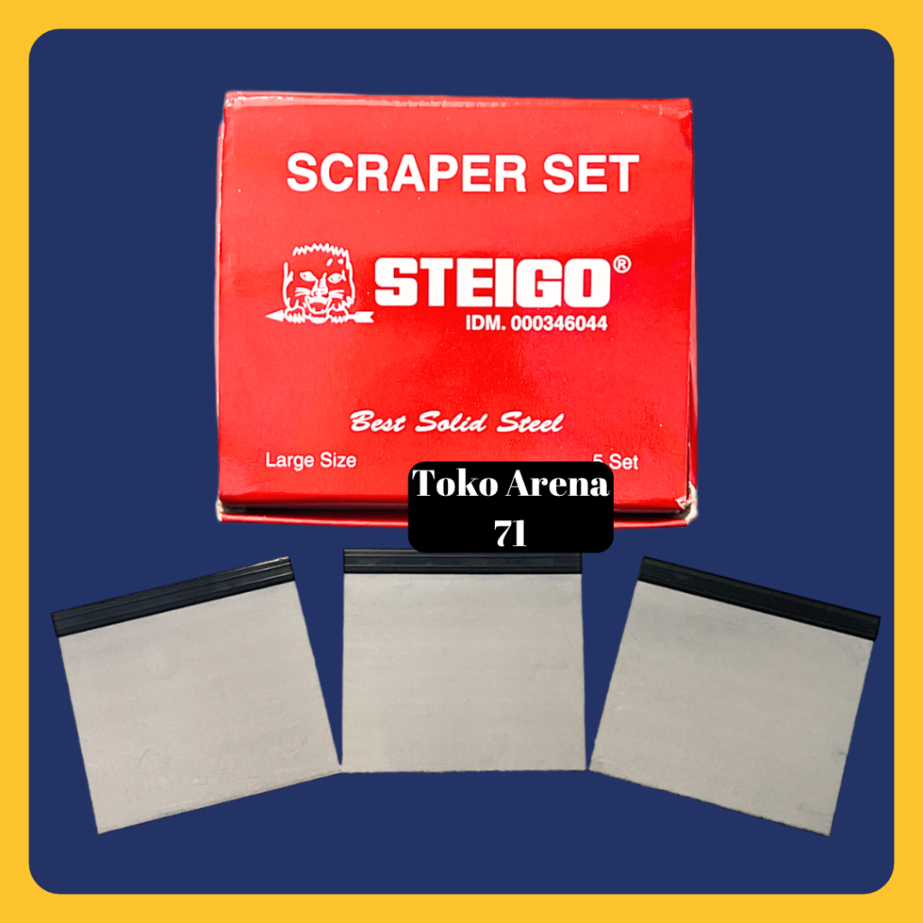 Jual (HARGA 1PC) Kape Skrap Scraper Scrab Steigo 4" 4 Inch 4Inch Plat ...