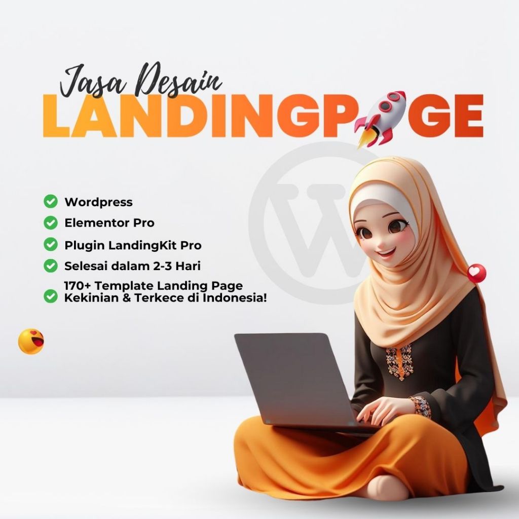Jual JASA DESAIN LANDINGPAGE, CUSTOM DOMAIN, DYNAMIC SOCIAL, JASA ...