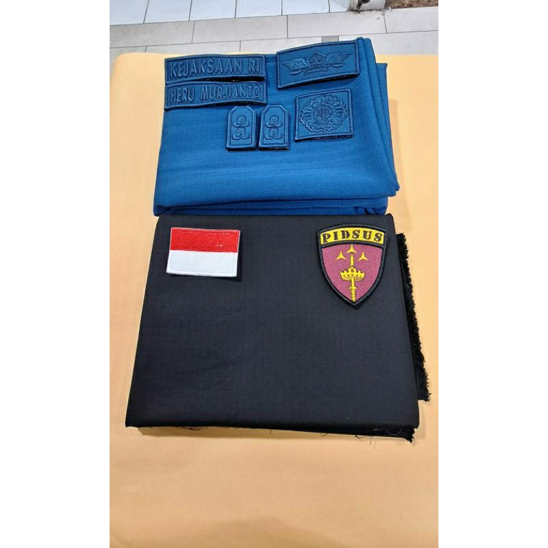 Jual 1 stel bhn baju dan celana seragam lapangan PIDSUS..berikut bordir ...