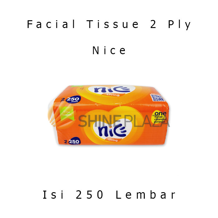 Jual Tisu Wajah Nice 2 Ply - Facial Tissue Isi 250 Sheets Murah ...