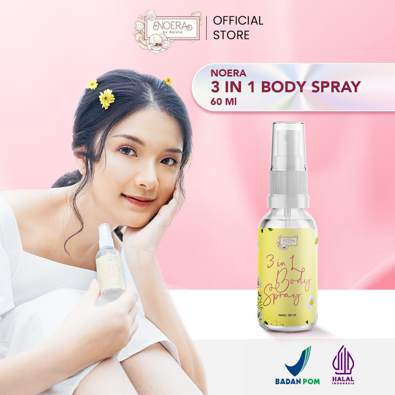 Jual NOERA 3 in 1 BODY SPRAY / NATURAL DEODORANT - Penghilang Bau Badan ...