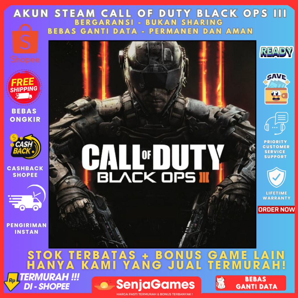 Jual AKUN STEAM CALL OF DUTY BLACKOPS III ORIGINAL PC STEAM GAME BEBAS ...