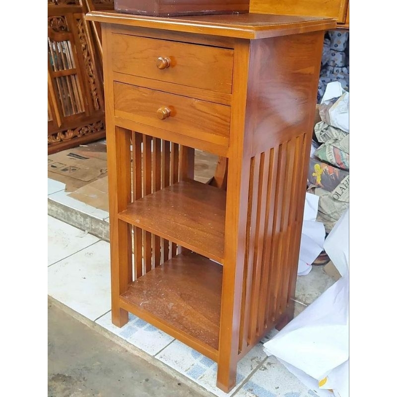 Jual MEJA DISPENSER KAYU JATI MINIMALIS | Shopee Indonesia