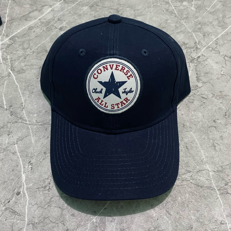 Jual Caps Converse Logo Navy 100% Original | Shopee Indonesia