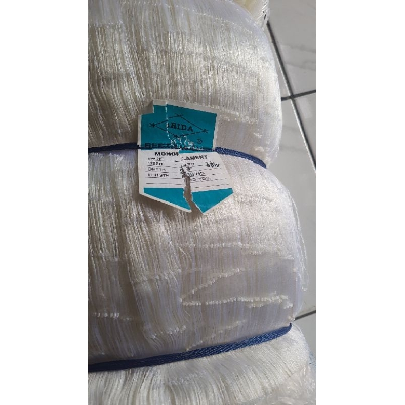 Jual jaring ikan gillnet milenium arida 3 inch 6 ply 210/100 yard ...