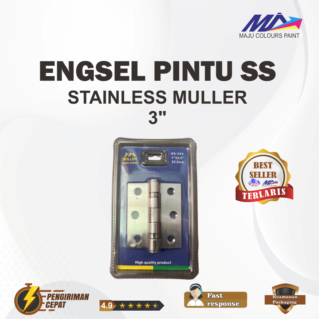 Jual MULLER Engsel Bearing ENGSEL PINTU MULLER SS-304 3 INCH 4 INCH 5 ...
