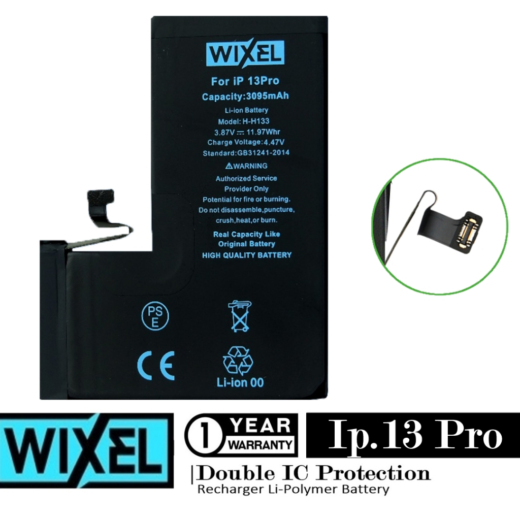 Jual Baterai Wixel Iphone 13 Pro Double IC Protection | Shopee Indonesia
