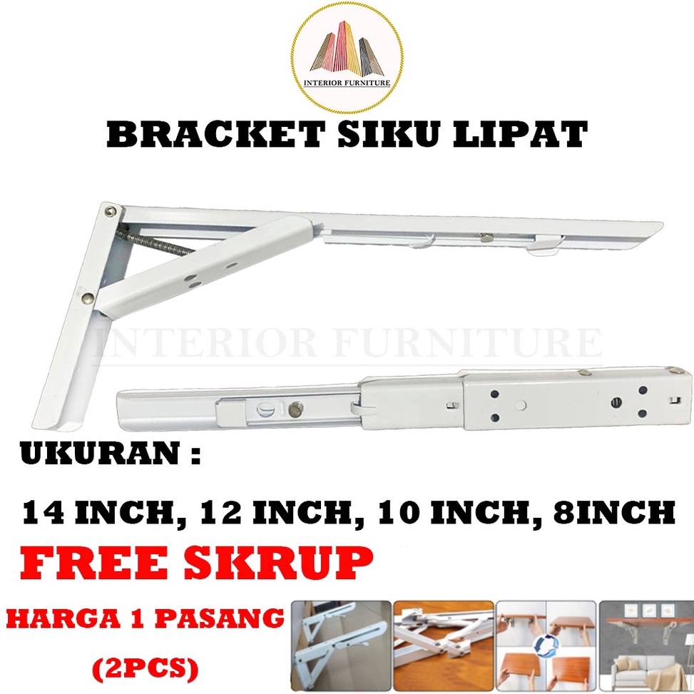 Jual Proses sekarang Siku Meja Lipat Dinding Per Engsel Ambalan Rak ...