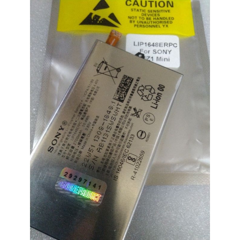Jual Sony Xperia LIP1648ERPC GENUINE Battery Batre Baterai Sony Xperia ...