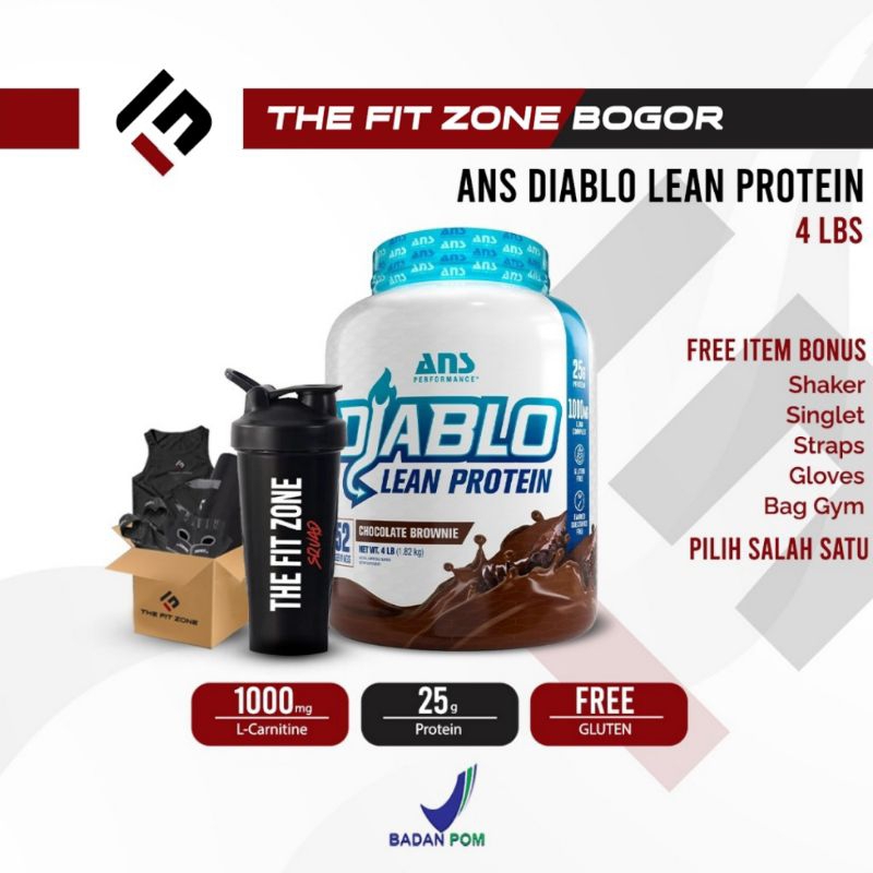 Jual ANS Performance Diablo Protein 4 Lbs Whey Protein + Fat loss ...