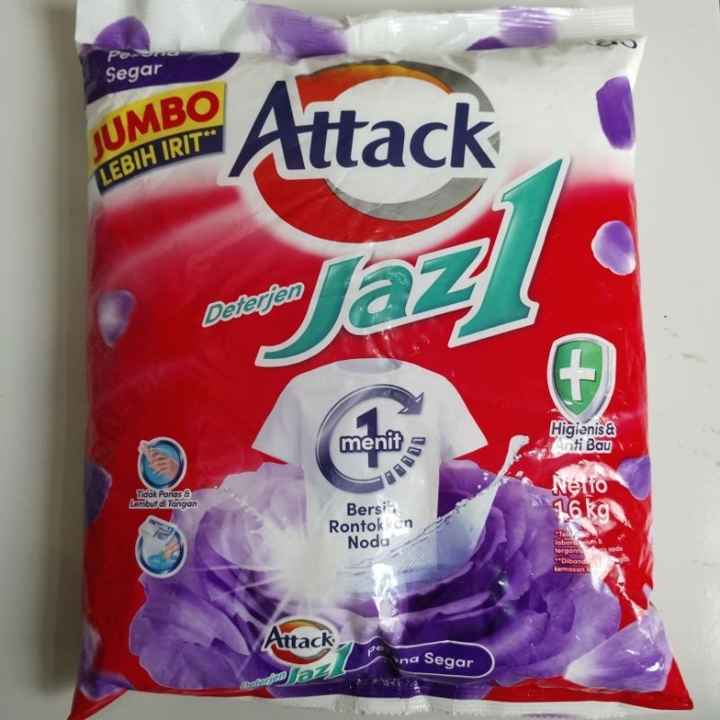 Jual Attack Jaz1 Deterjen Bubuk 1.6kg | Shopee Indonesia