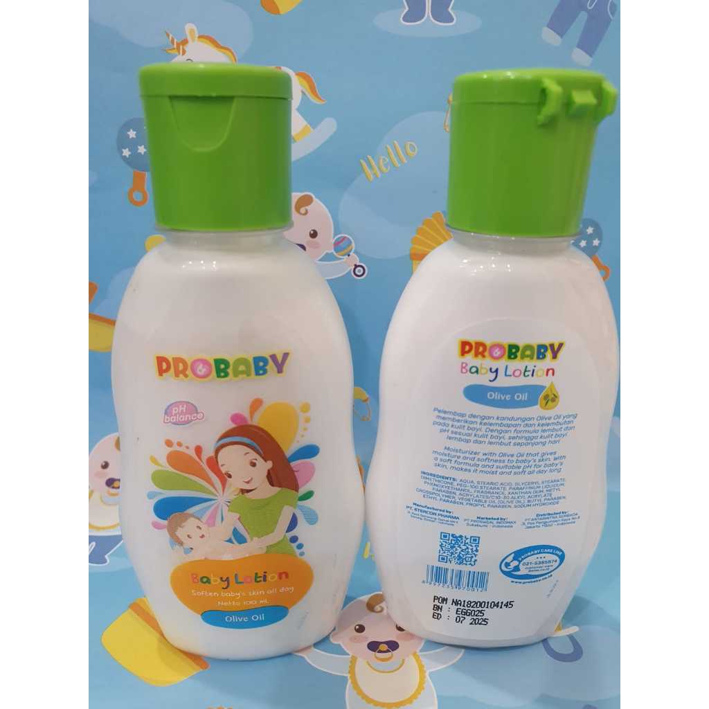 Jual Probaby Baby Lotion Olive Oil 100ml / 200ml | Shopee Indonesia