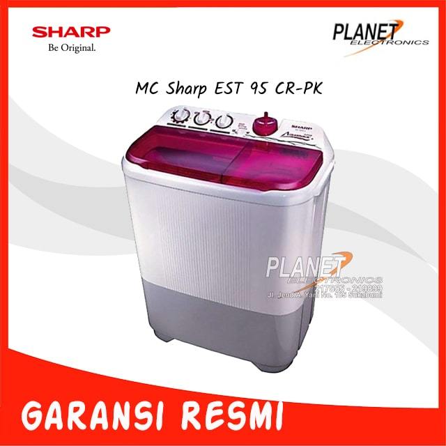 Jual Mesin Cuci 2 Tabung Sharp EST 95 CR-VK/BK/PK 9,5Kg | Shopee Indonesia