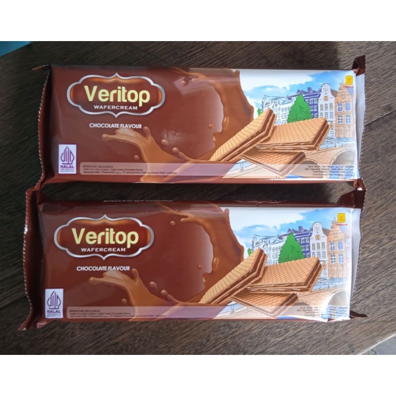 Jual Veritop wafer long 130gram pembelian 1karton bonus paper bag ...