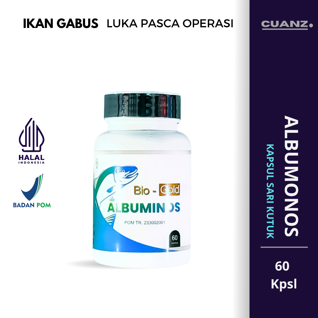 Jual Kapsul Ikan Gabus Albuminos Ektrak Sari Kutuk Channa Striata Membantu Mempercepat ...