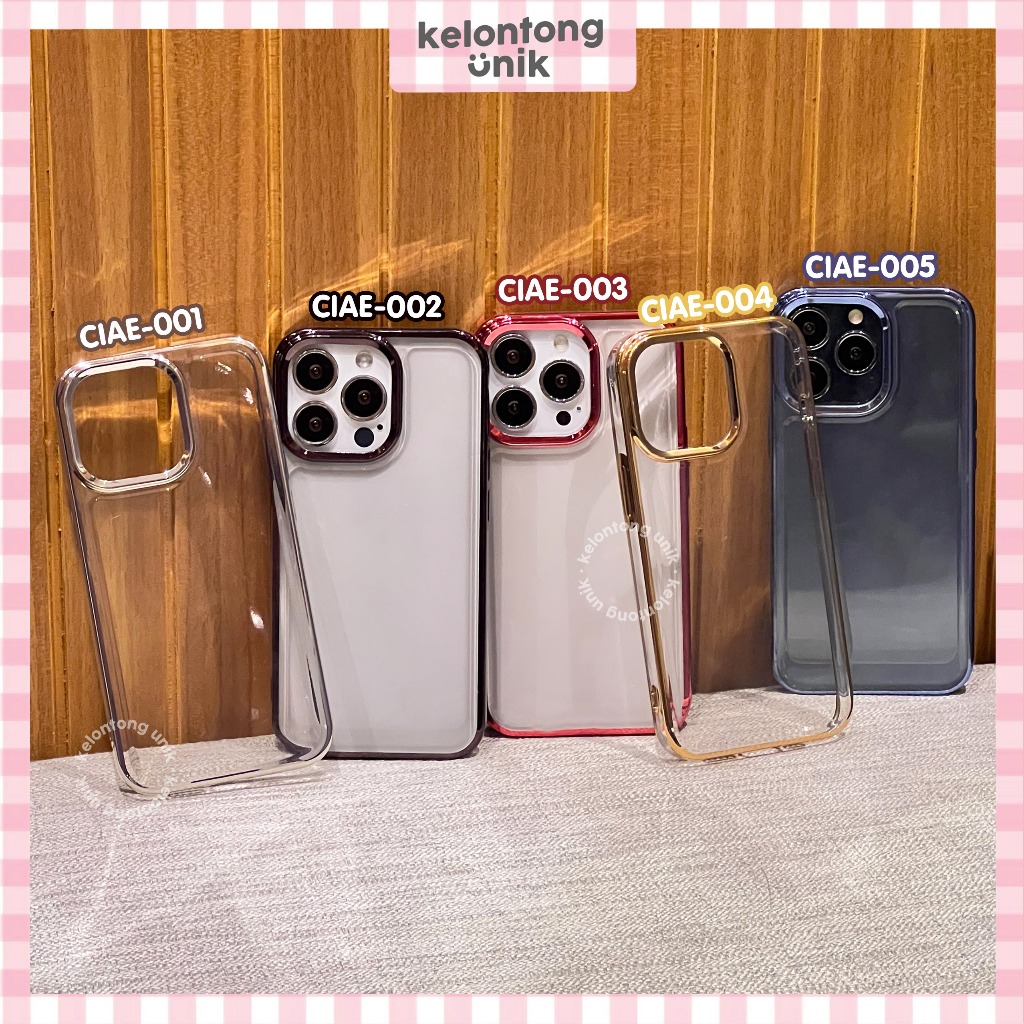 Jual KELONTONG UNIK | Electroplating THESEUS PRO Clear Case/ Gold ...