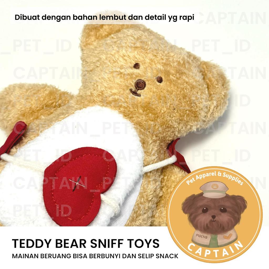 Jual DOG TOYS TEDDY BEAR SNIFF SQUEAKY TOYS MAINAN LUCU BISA SELIP ...