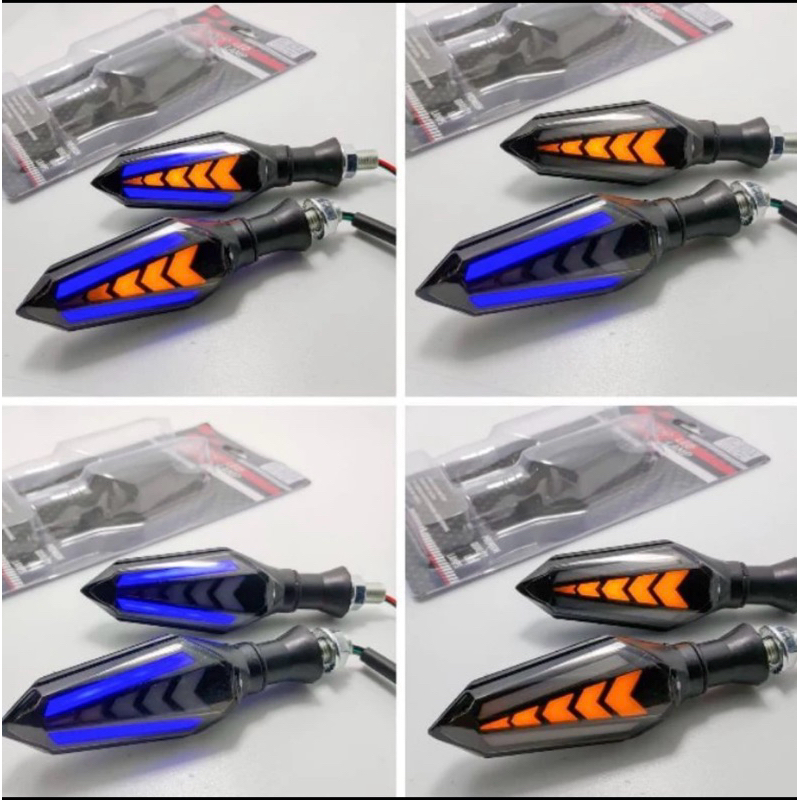 Jual Sen Running Led Panah 2 Sisi Sein Running Vixion Cbr Cb Klx Xabre Taiger Scorpio Crf Sen ...